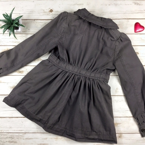 ambition | Jackets & Coats | Dark Grey Anorak Parka Drawstring Jacket ...